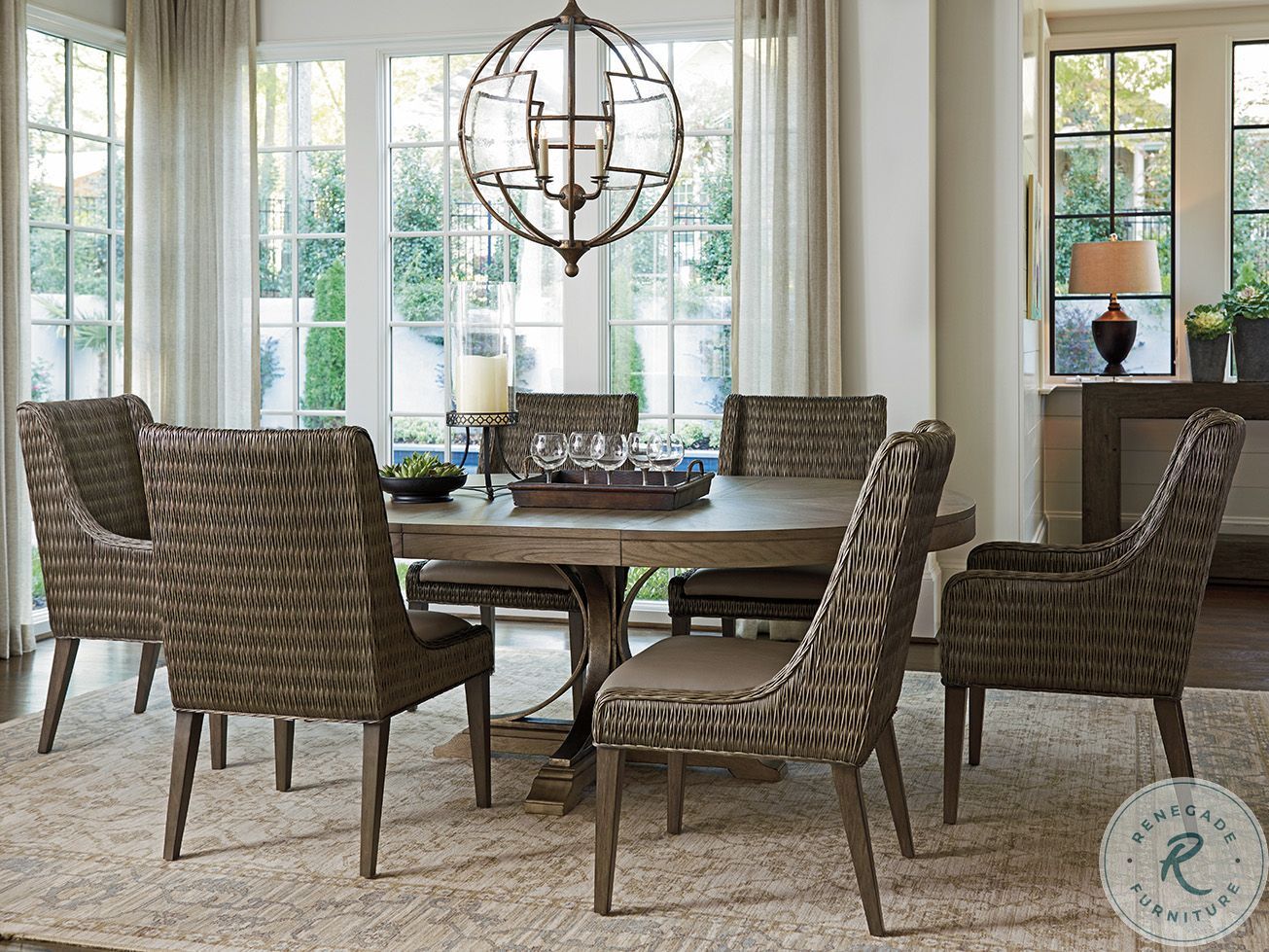Cypress Point Hatteras Gray Atwell Extendable Dining Table From Tommy ...