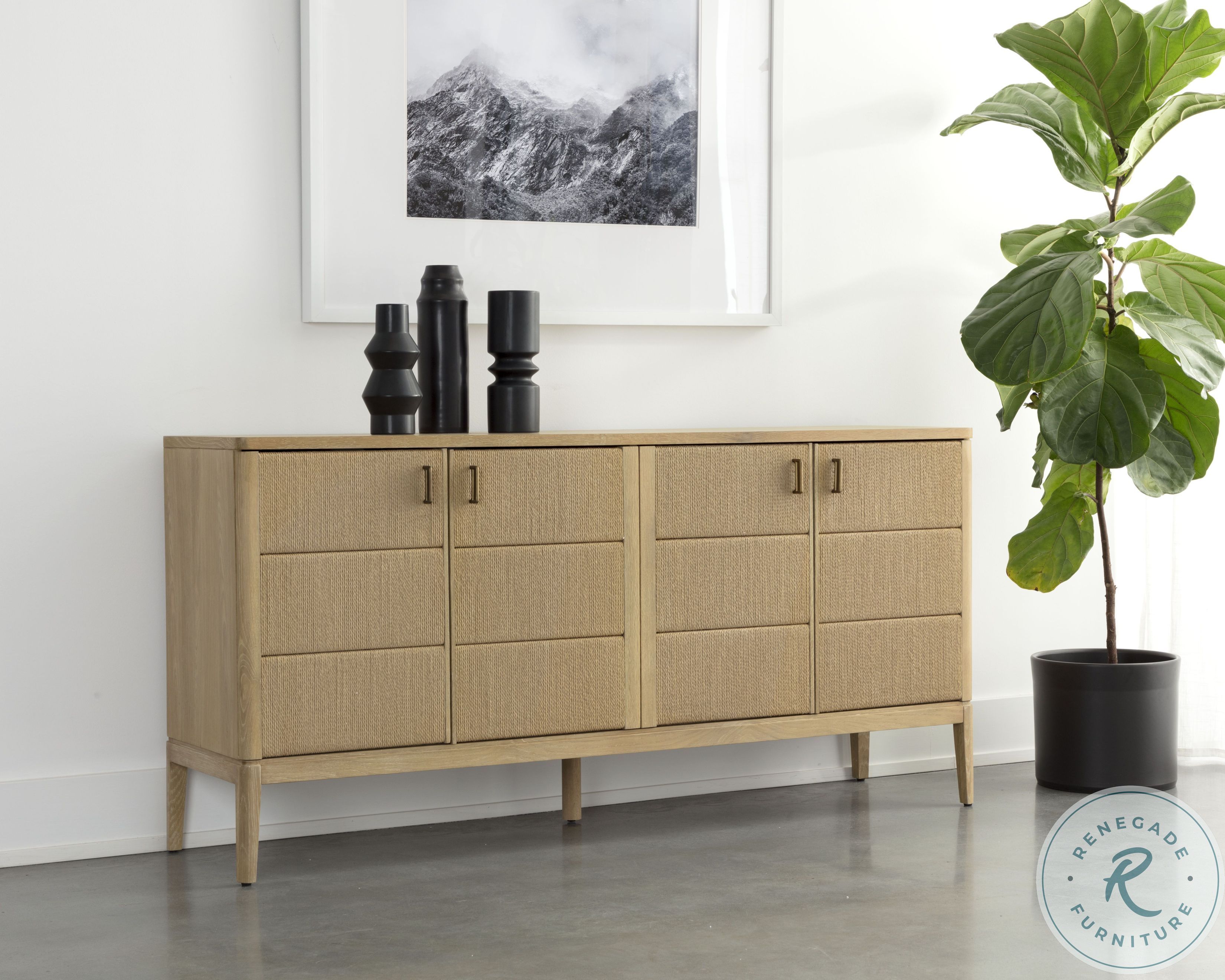 Etienne Natural Sideboard From Sunpan | Coleman Furniture
