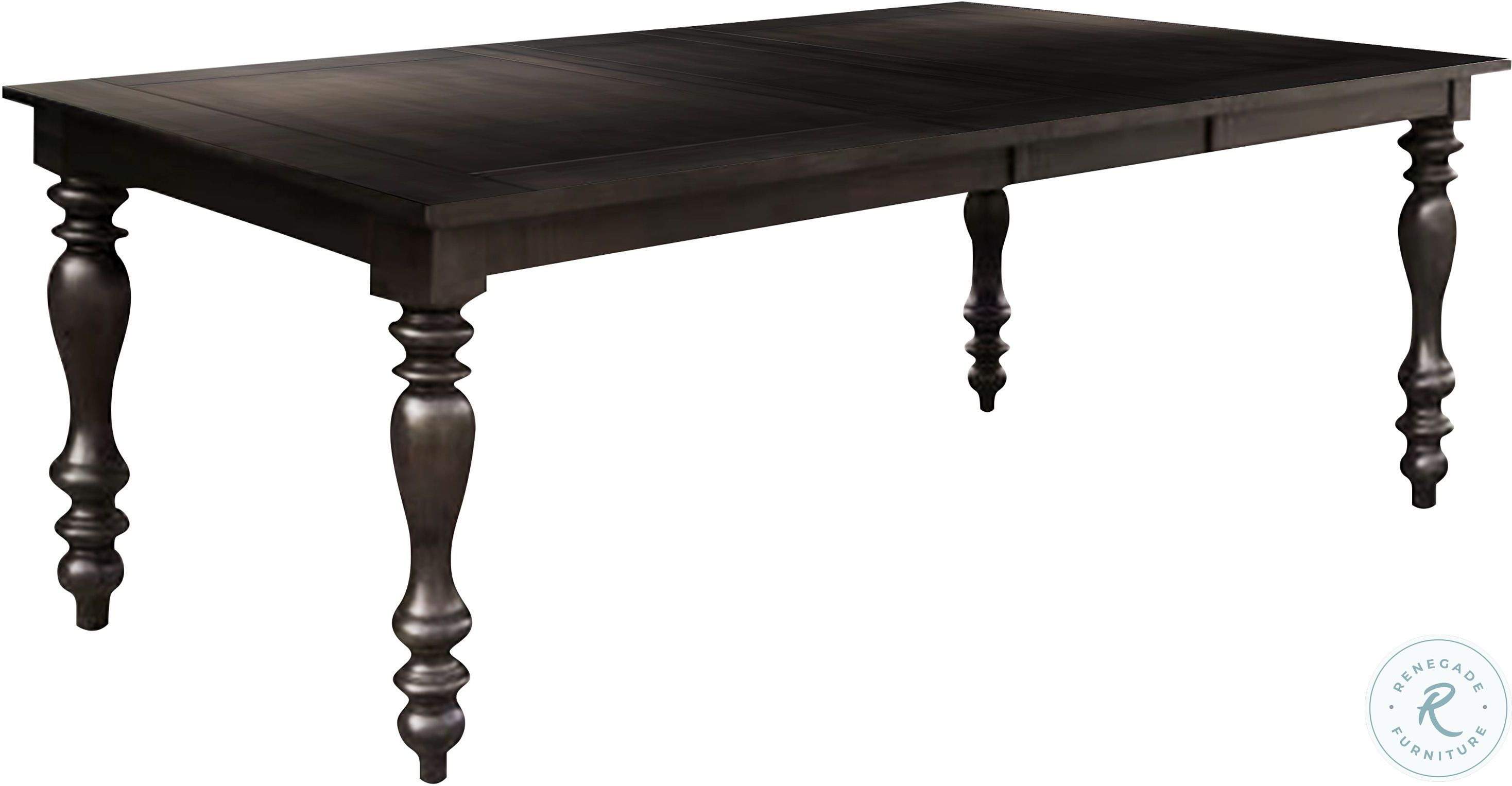 Begonia Gray Extendable Dining Table | HomeGalleryStores.com | 1718GY-90