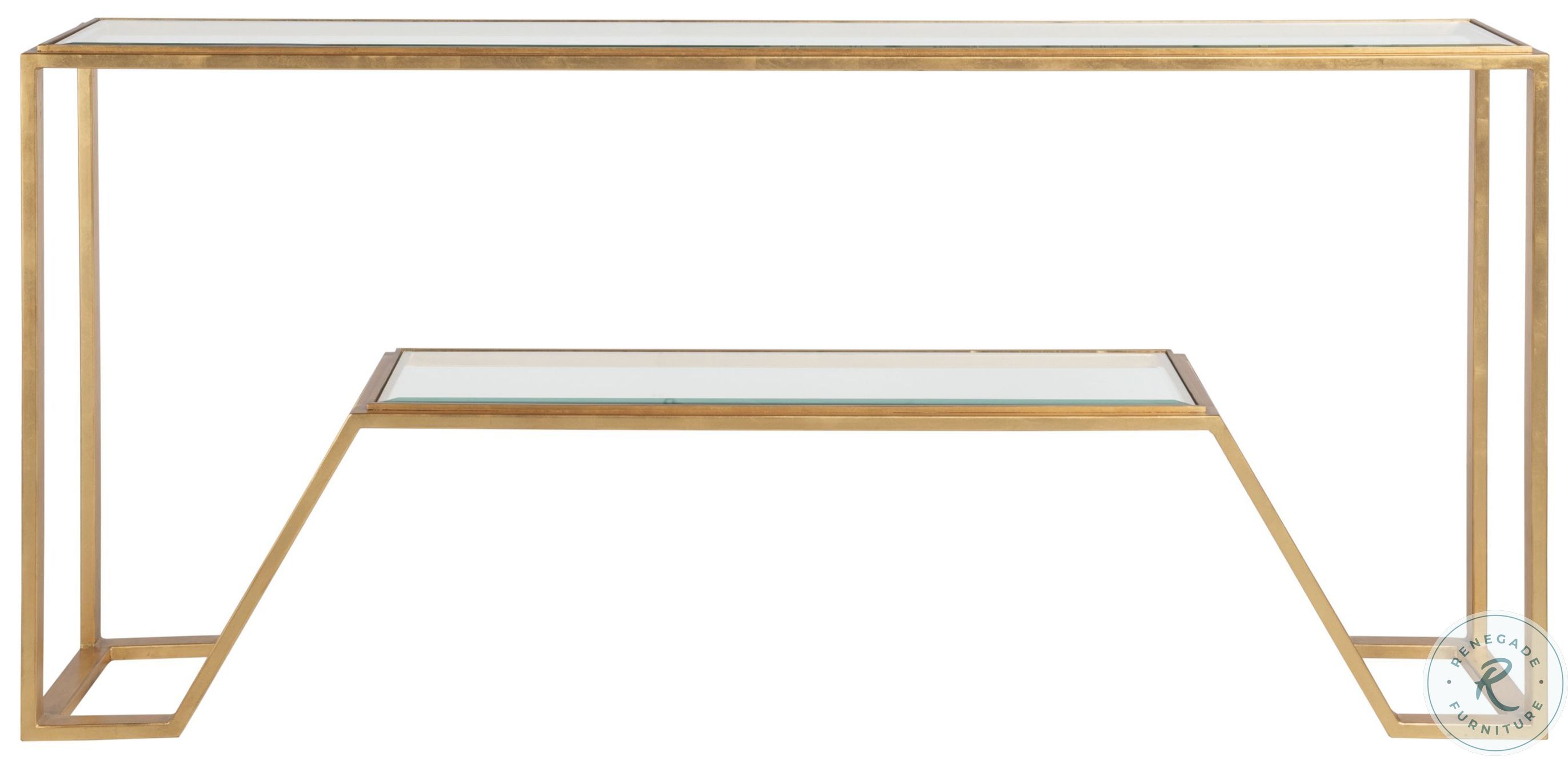 Metal Designs Gold Leaf Byron Console Table | HomeGalleryStores.com ...