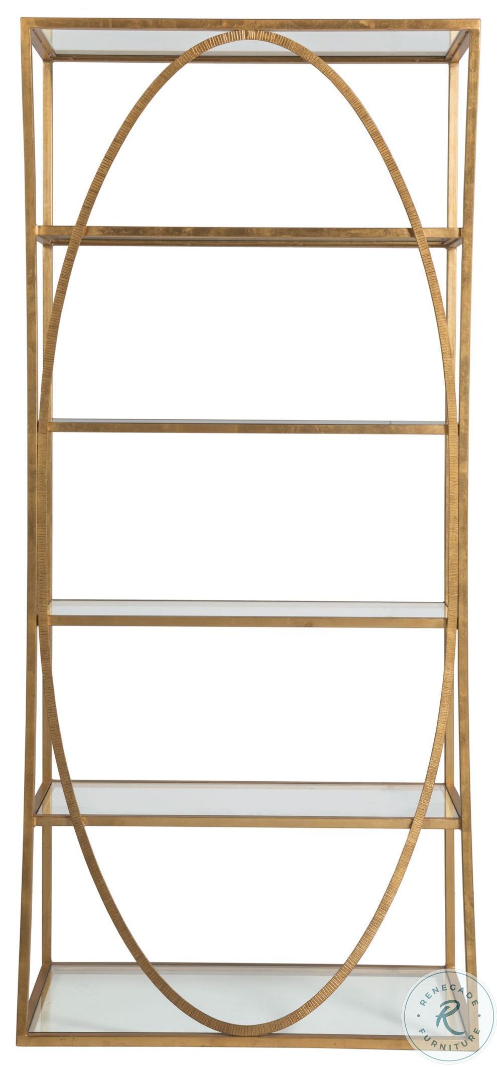 Metal Designs Gold Leaf Ellipse Rectangular Occasional Table Set ...