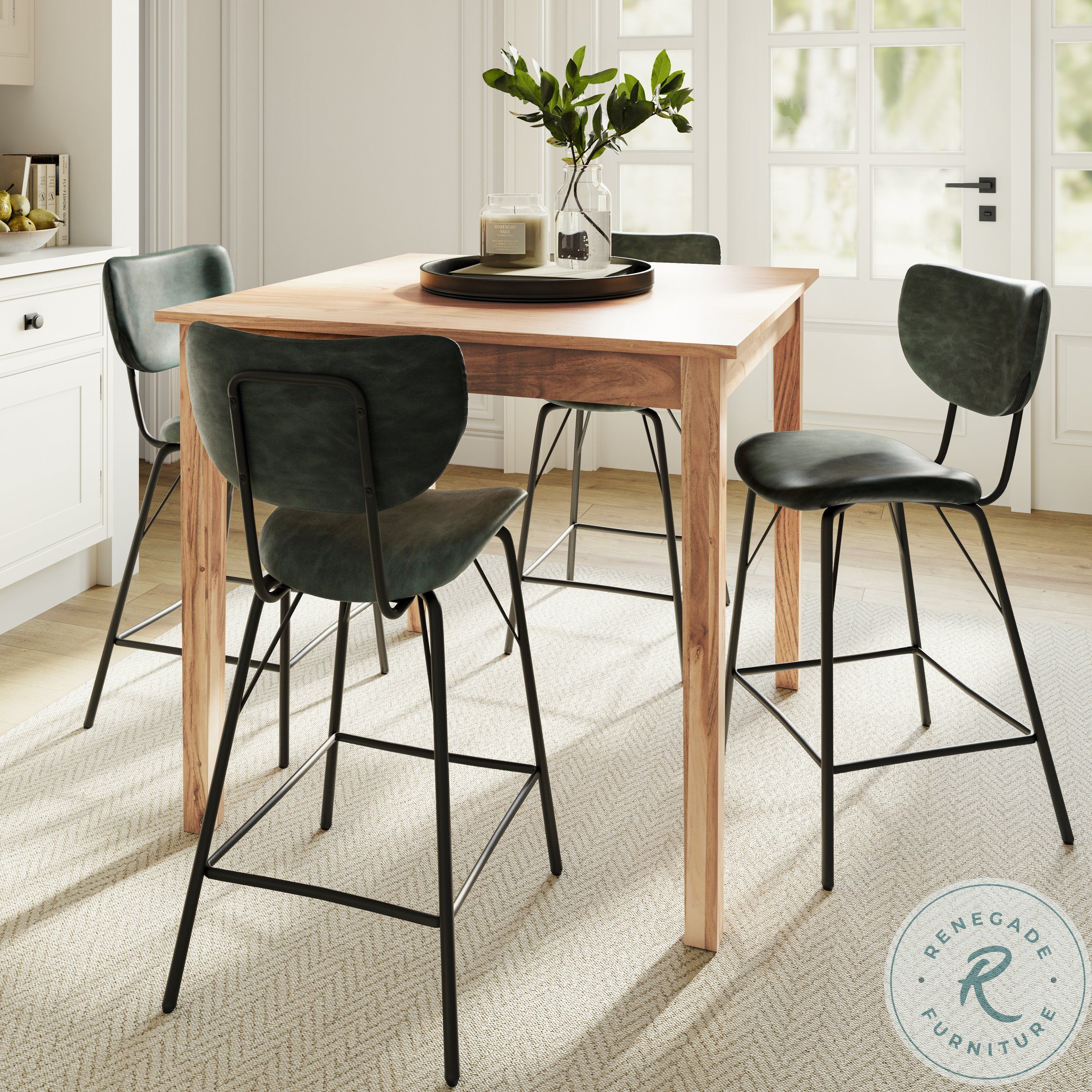 Colby Natural Light Brown Counter Height Dining Table From Jofran ...