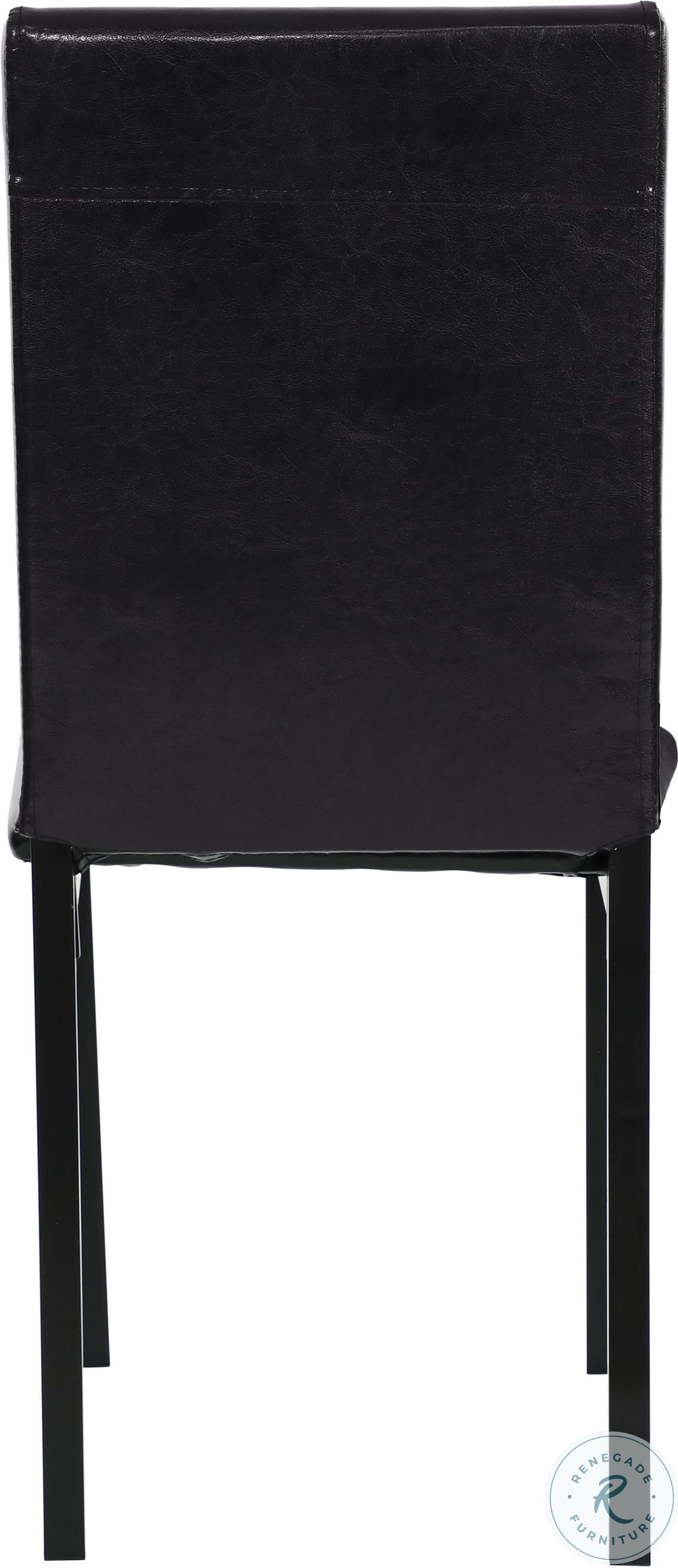 Tempe Black and Brown Marble Top Dining Room Set | HomeGalleryStores ...