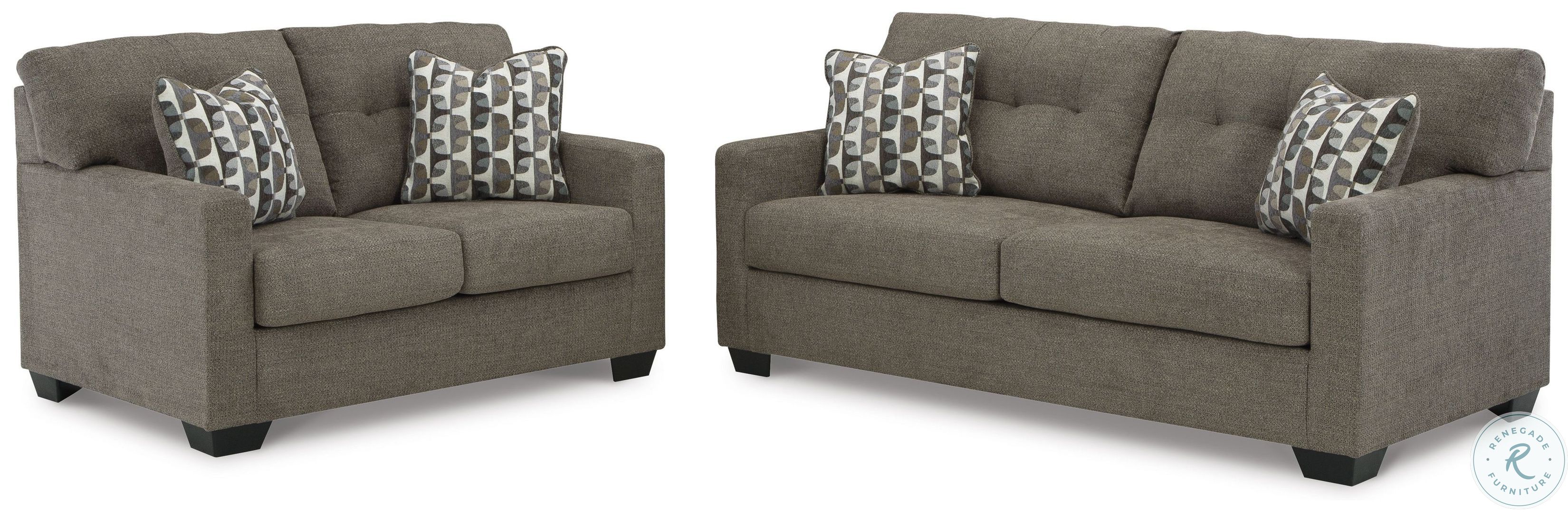 Mahoney Chocolate Sofa From Ashley Furniture | Coleman Furniture