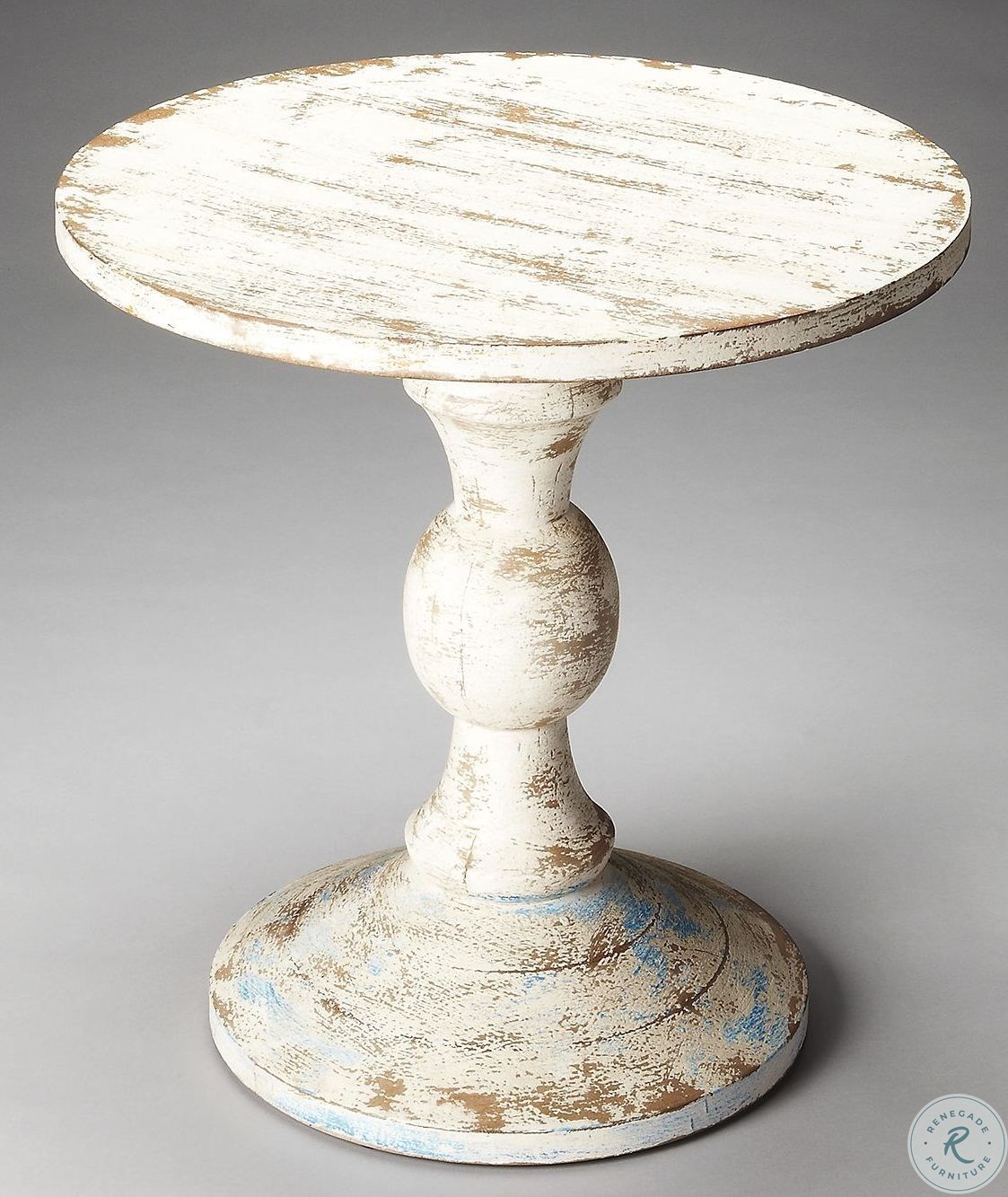 Grandma's Attic Artifacts Pedestal Table | HomeGalleryStores.com | 3313290