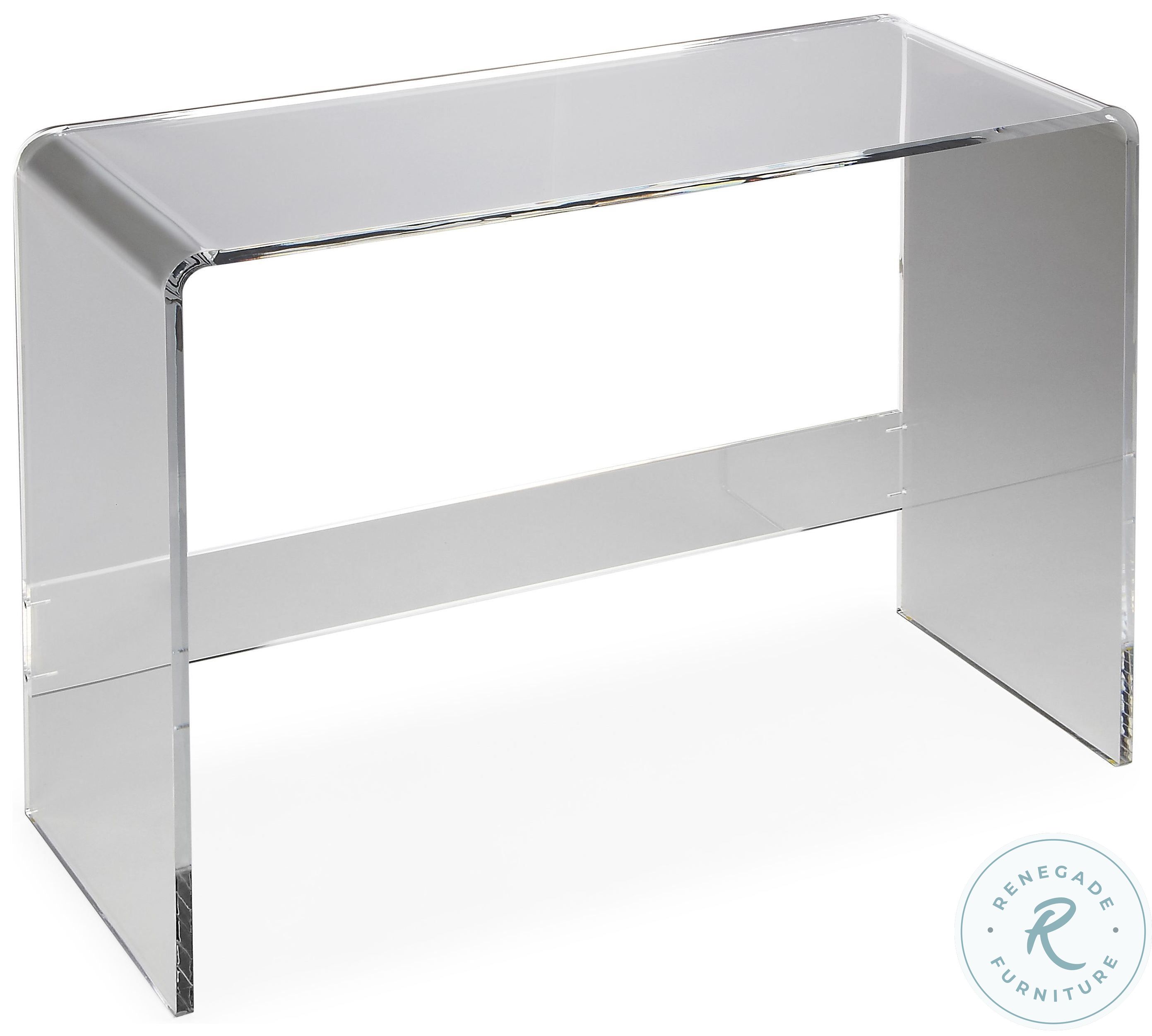 Butler Loft Crystal Clear Acrylic Console Table From Butler | Home ...