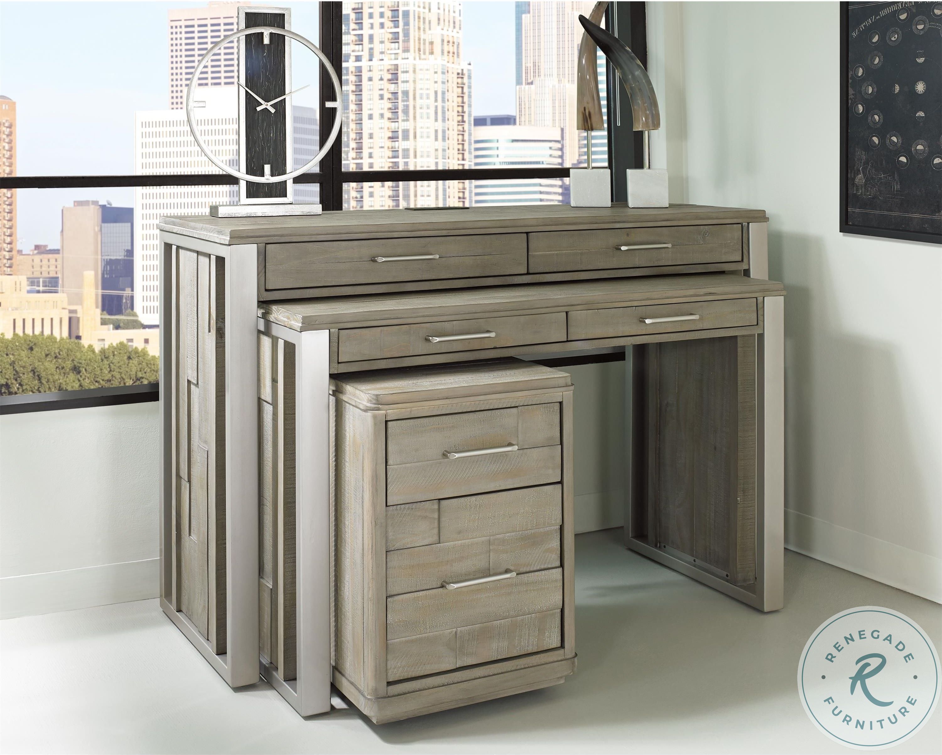 Intrigue Hazelwood 36" Nesting Desk | HomeGalleryStores.com | 39332