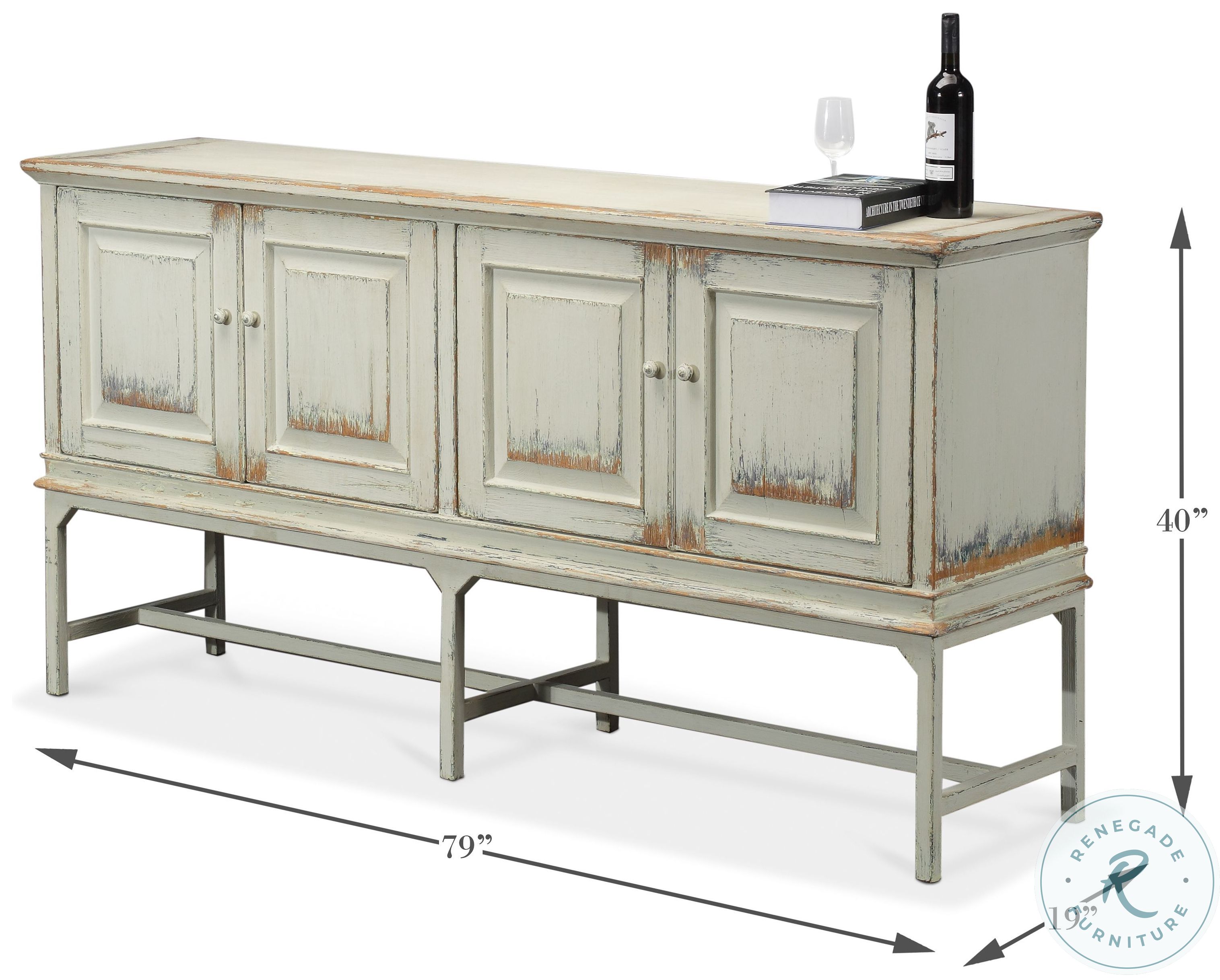 Wall Ivory Sideboard | HomeGalleryStores.com | 40367