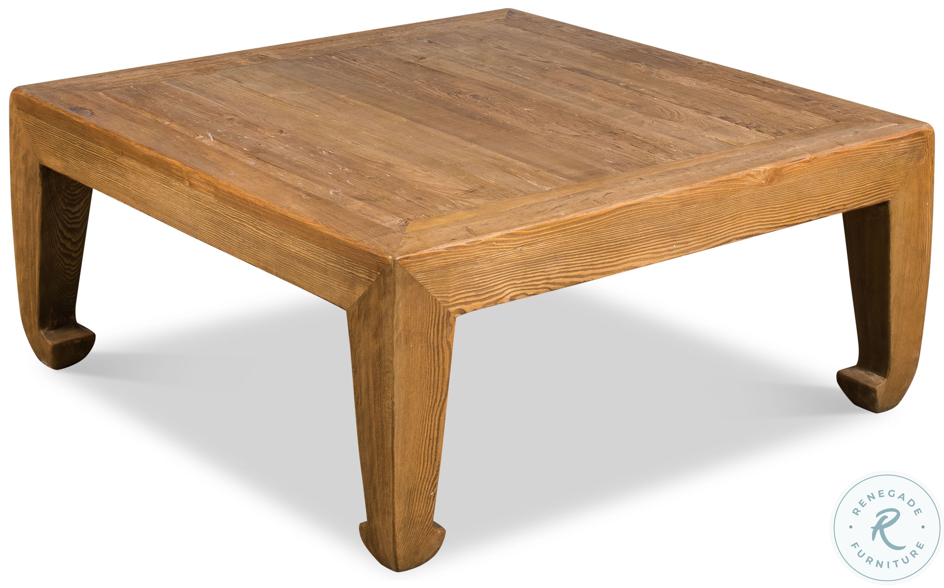 Classic Chinese Tan Small Cocktail Table | HomeGalleryStores.com | 40751