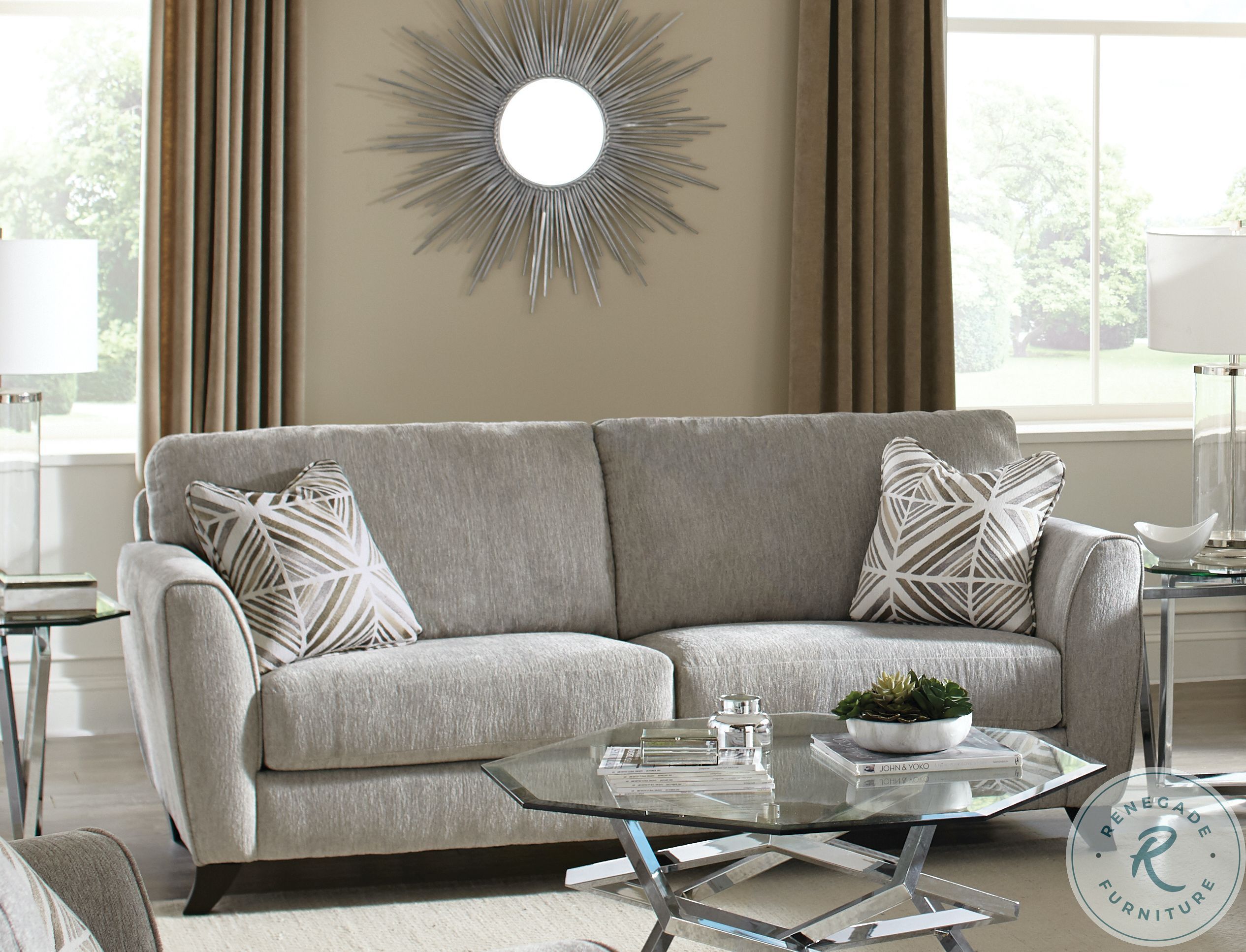 Alyssa Pebble And Slate Sofa | HomeGalleryStores.com | 421503-207218