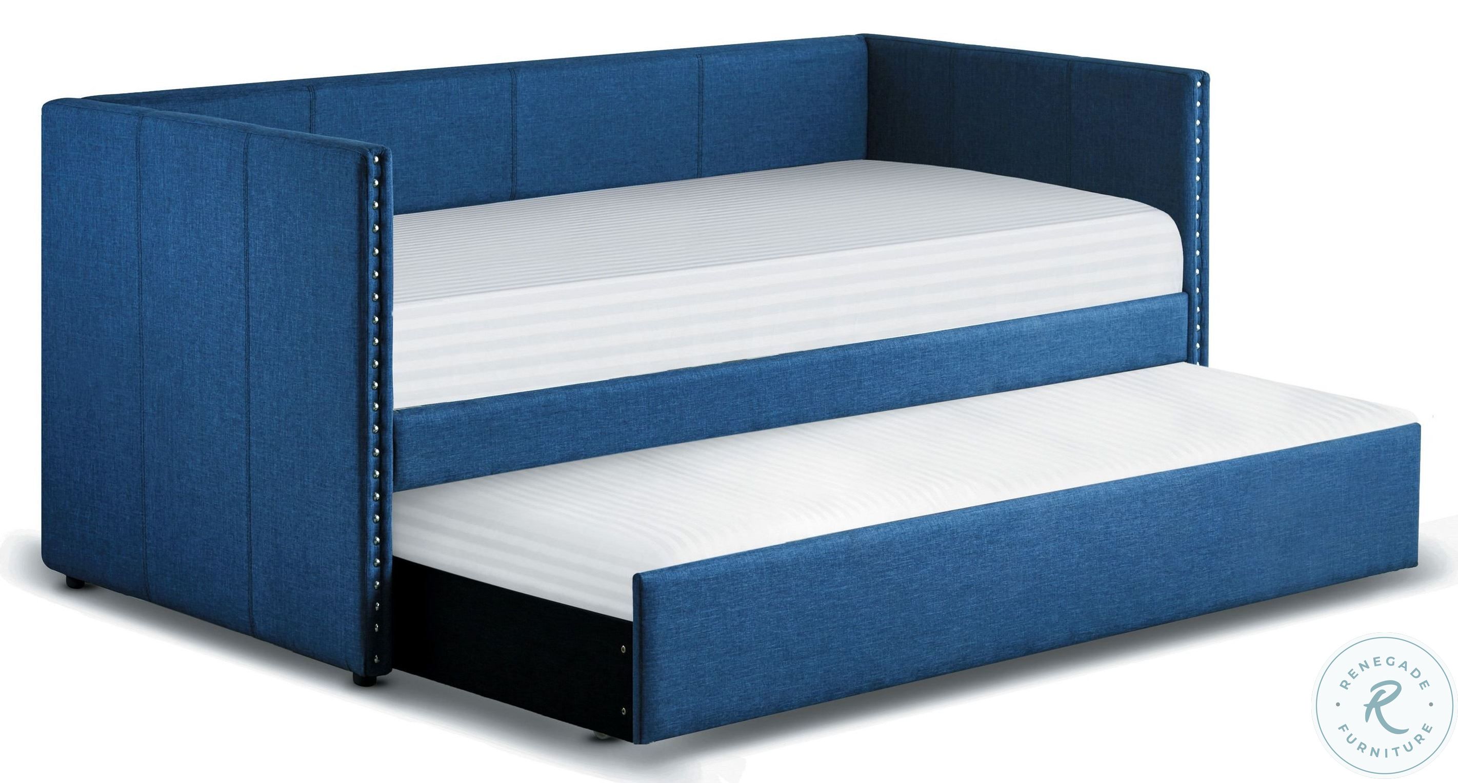 Therese Blue Twin Daybed with Trundle | HomeGalleryStores.com | 4969BU*