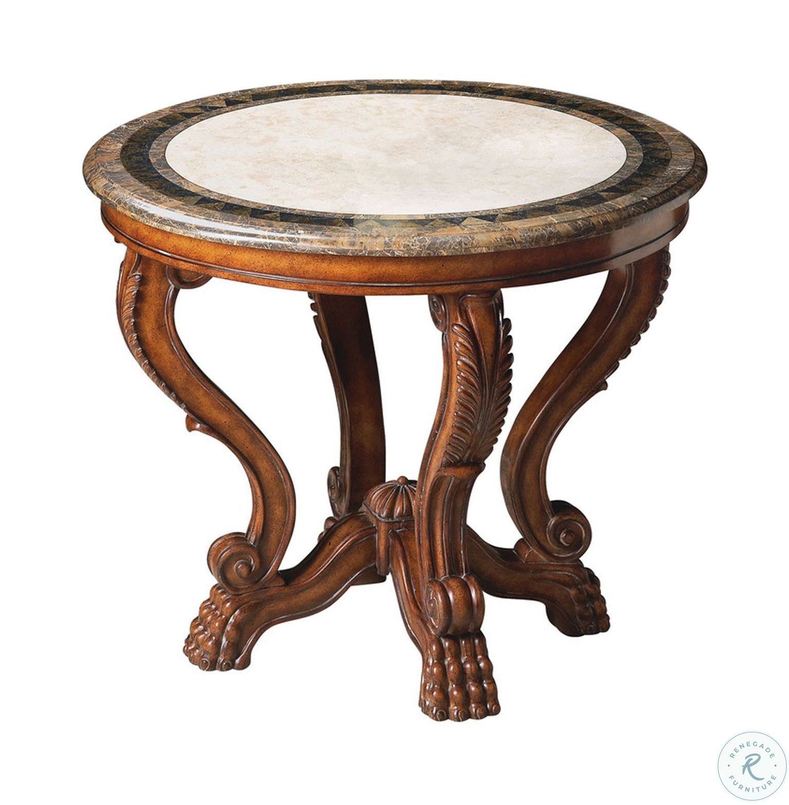 Mabel Fossil Stone Foyer Table | HomeGalleryStores.com | 5026070