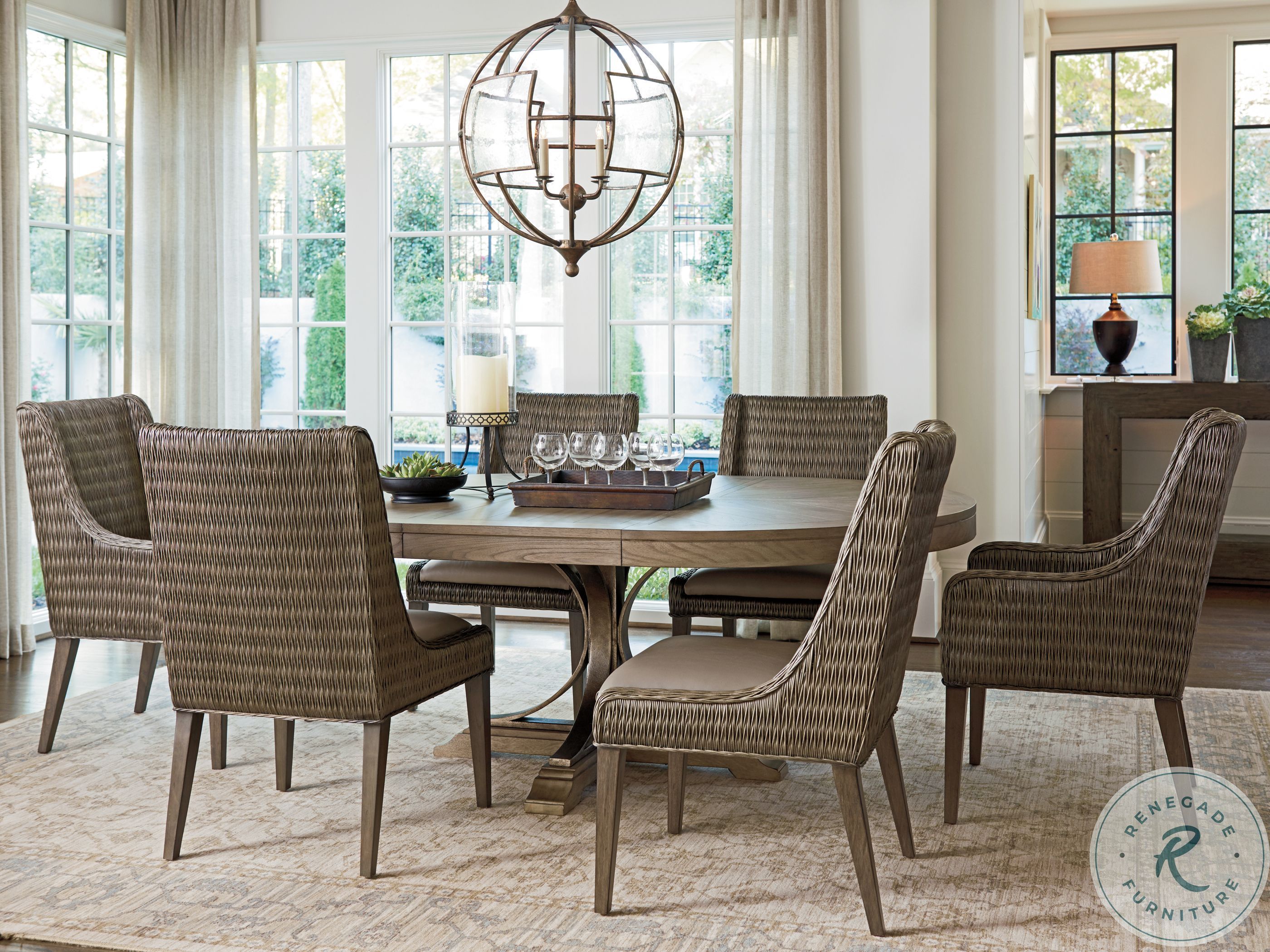 Cypress Point Hatteras Gray Atwell Extendable Dining Table From Tommy ...