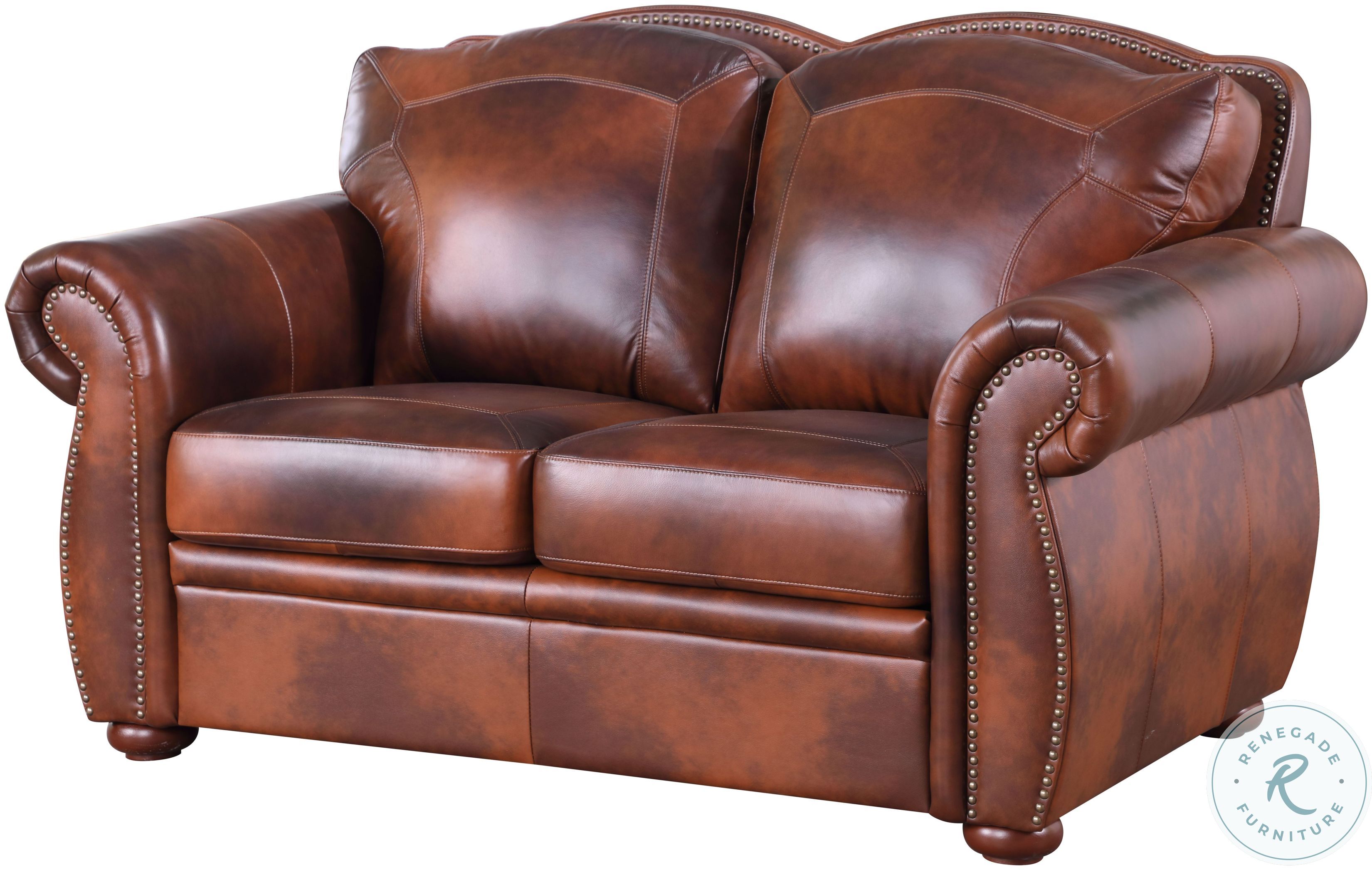 Arizona Marco Leather Loveseat | HomeGalleryStores.com | 1444-6110-0204234