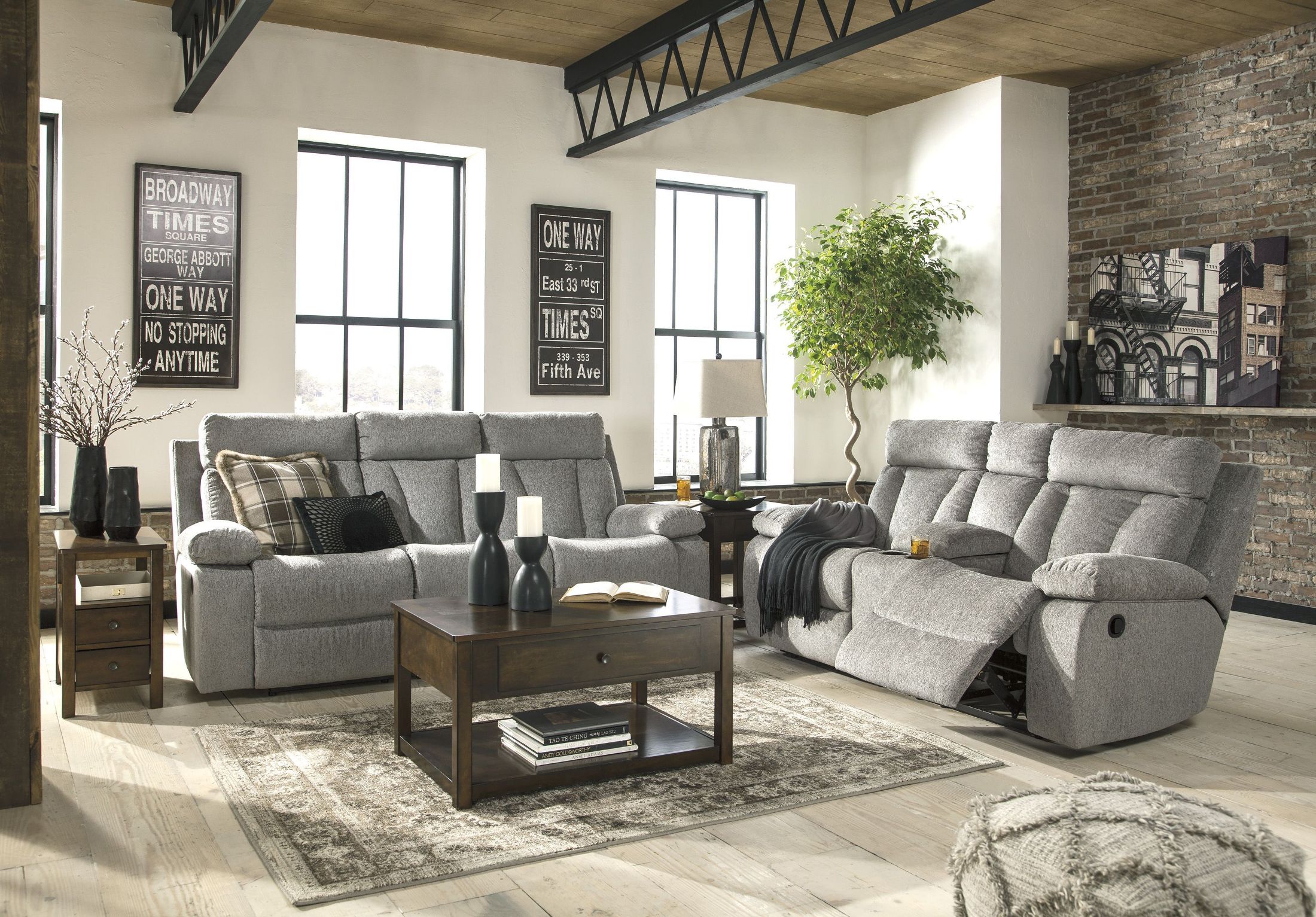 Mitchiner Fog Reclining Living Room Set | HomeGalleryStores.com | ASL ...