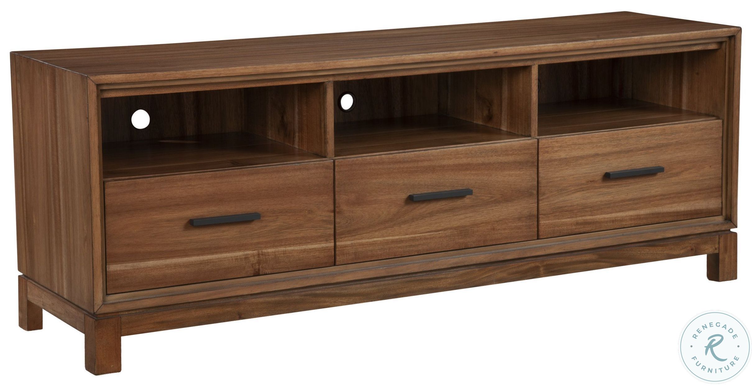Nova Honey Maple TV Console From Alpine | Home Gallery Stores