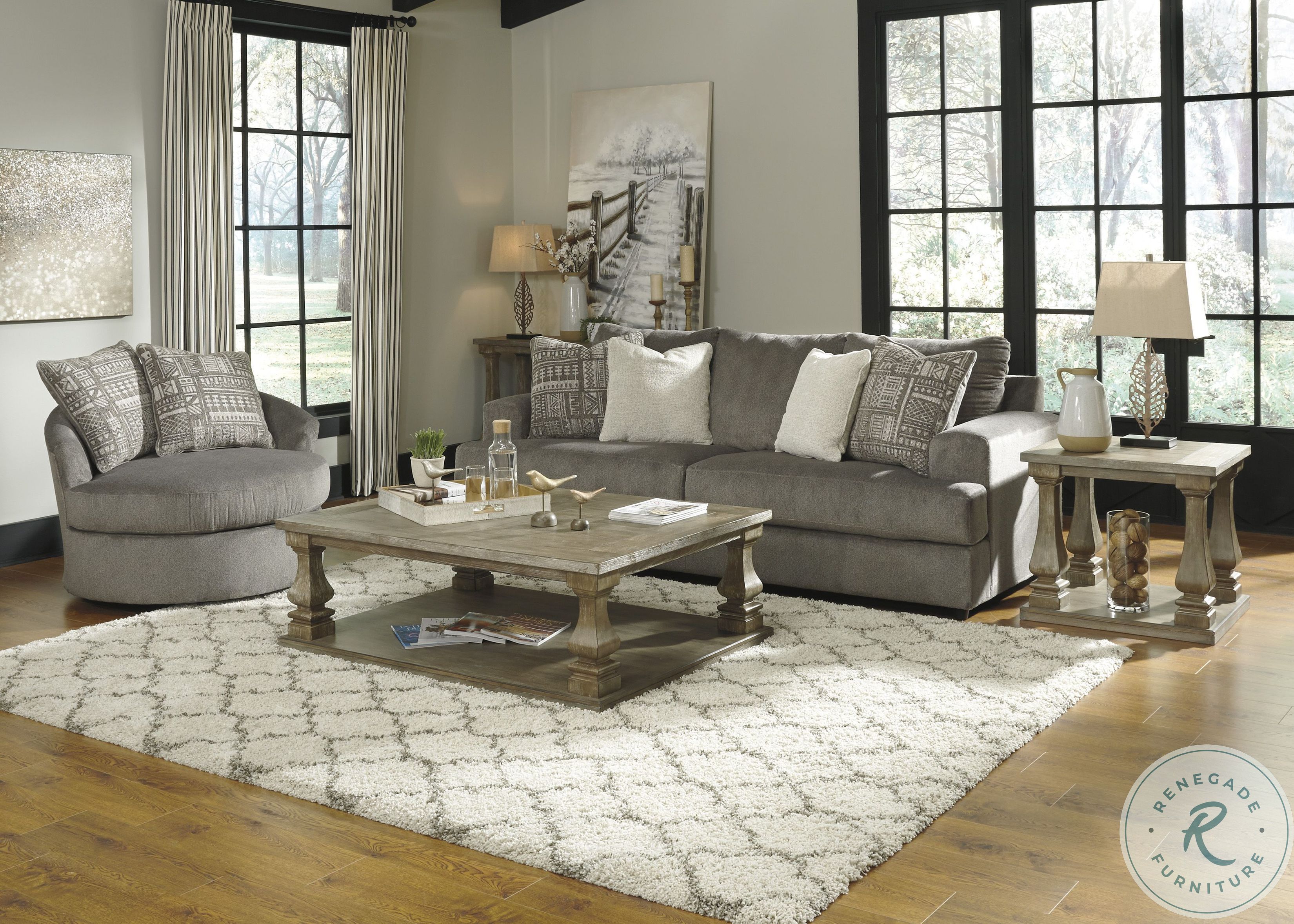 Johnelle Gray Rectangular End Table | HomeGalleryStores.com | T776-3