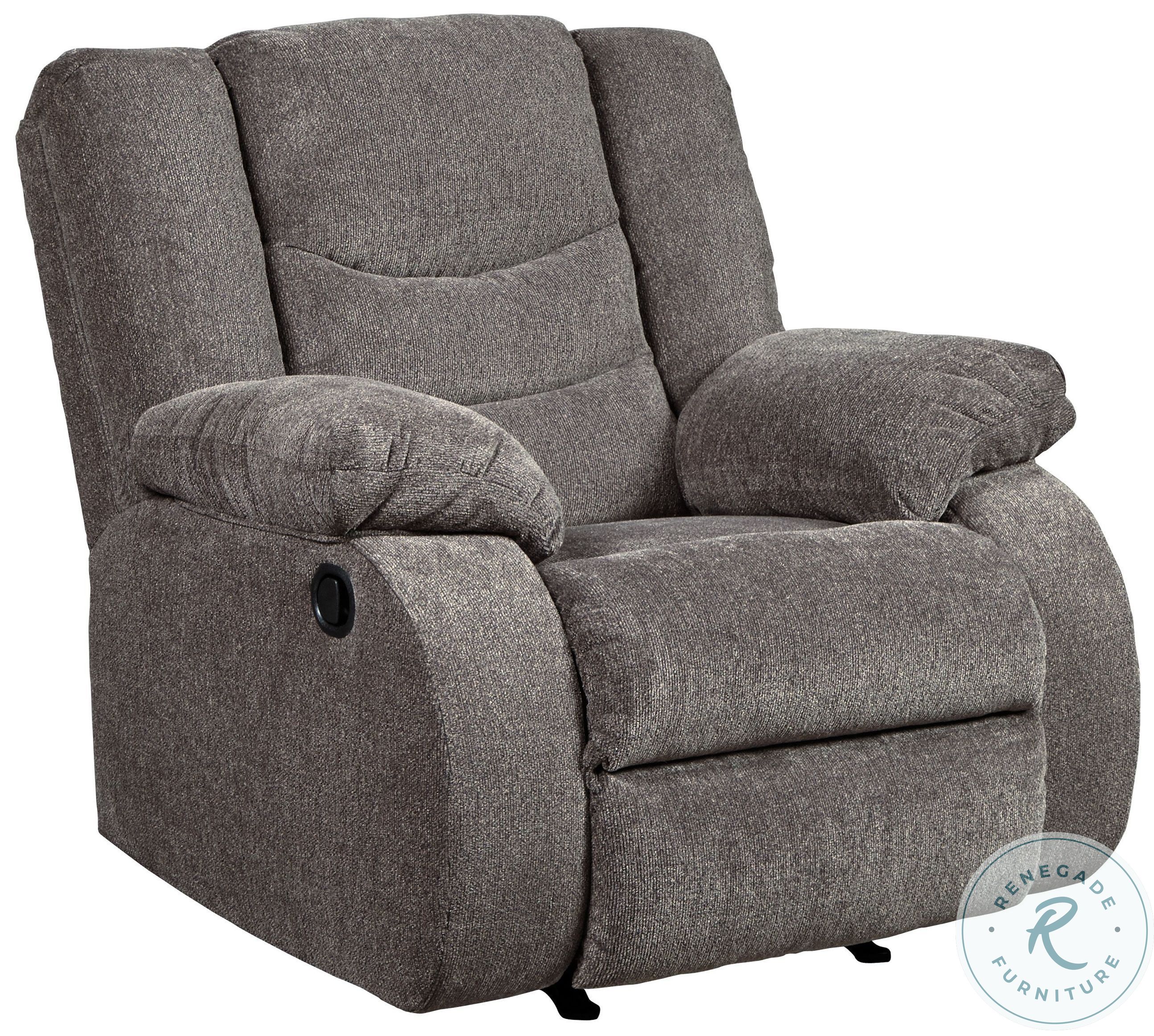 Tulen Gray Rocker Recliner | HomeGalleryStores.com | 9860625