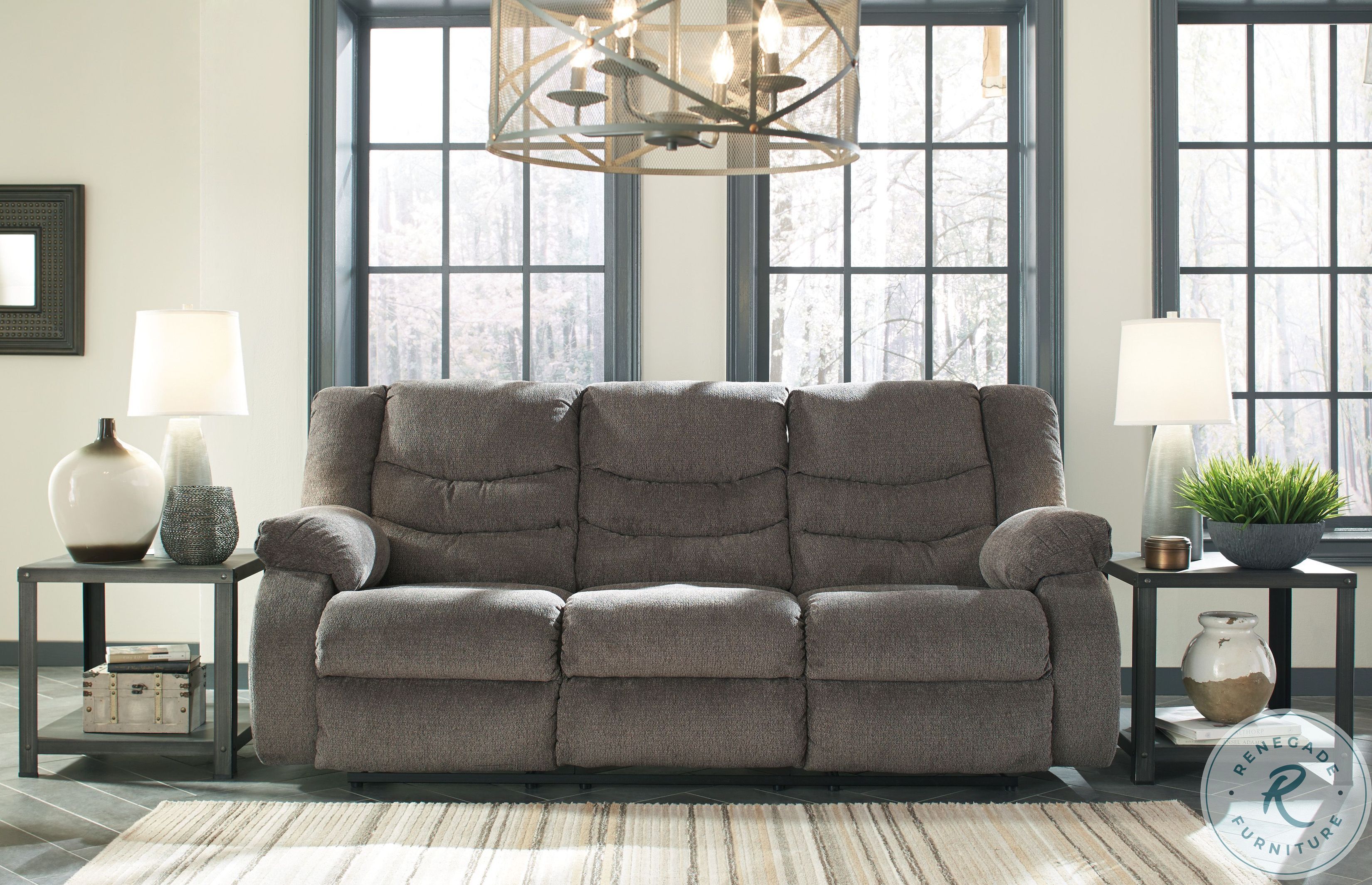 Tulen Gray Reclining Sofa | HomeGalleryStores.com | 9860688