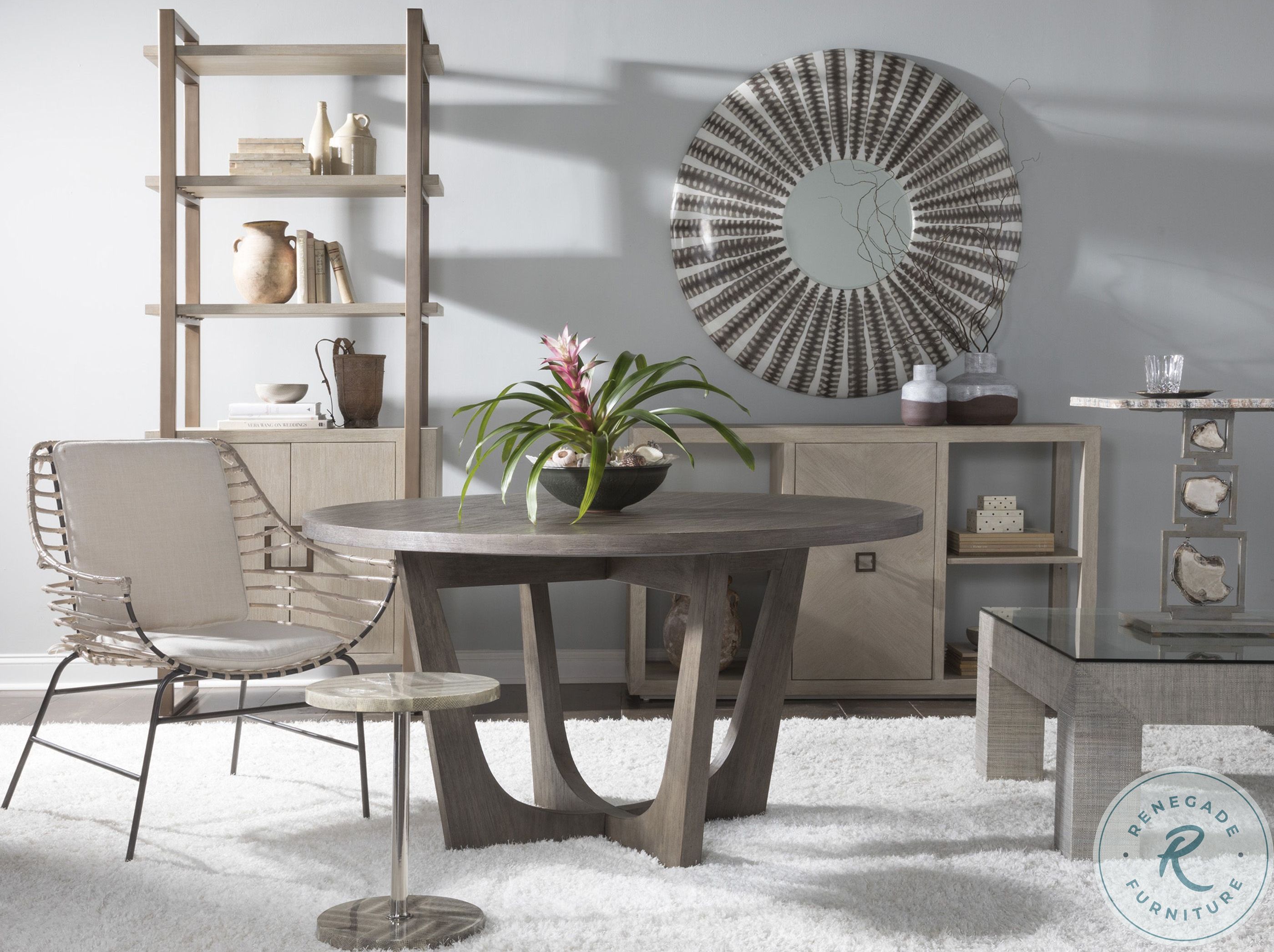 Brio Grigio Round Dining Table | HomeGalleryStores.com | 01-2058-870-41