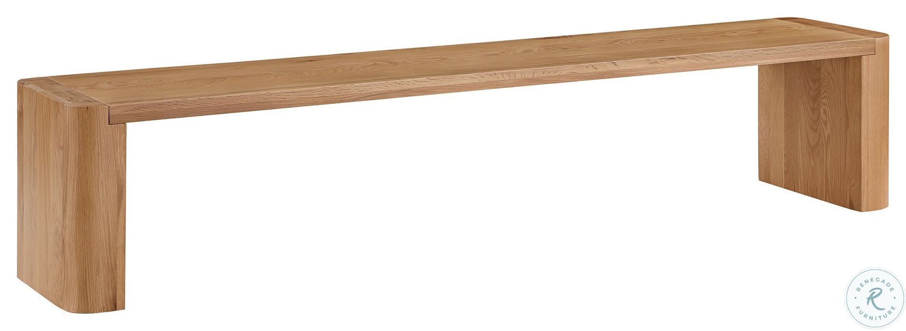 Post Natural Large Dining Bench From Moes Home | Coleman Furniture