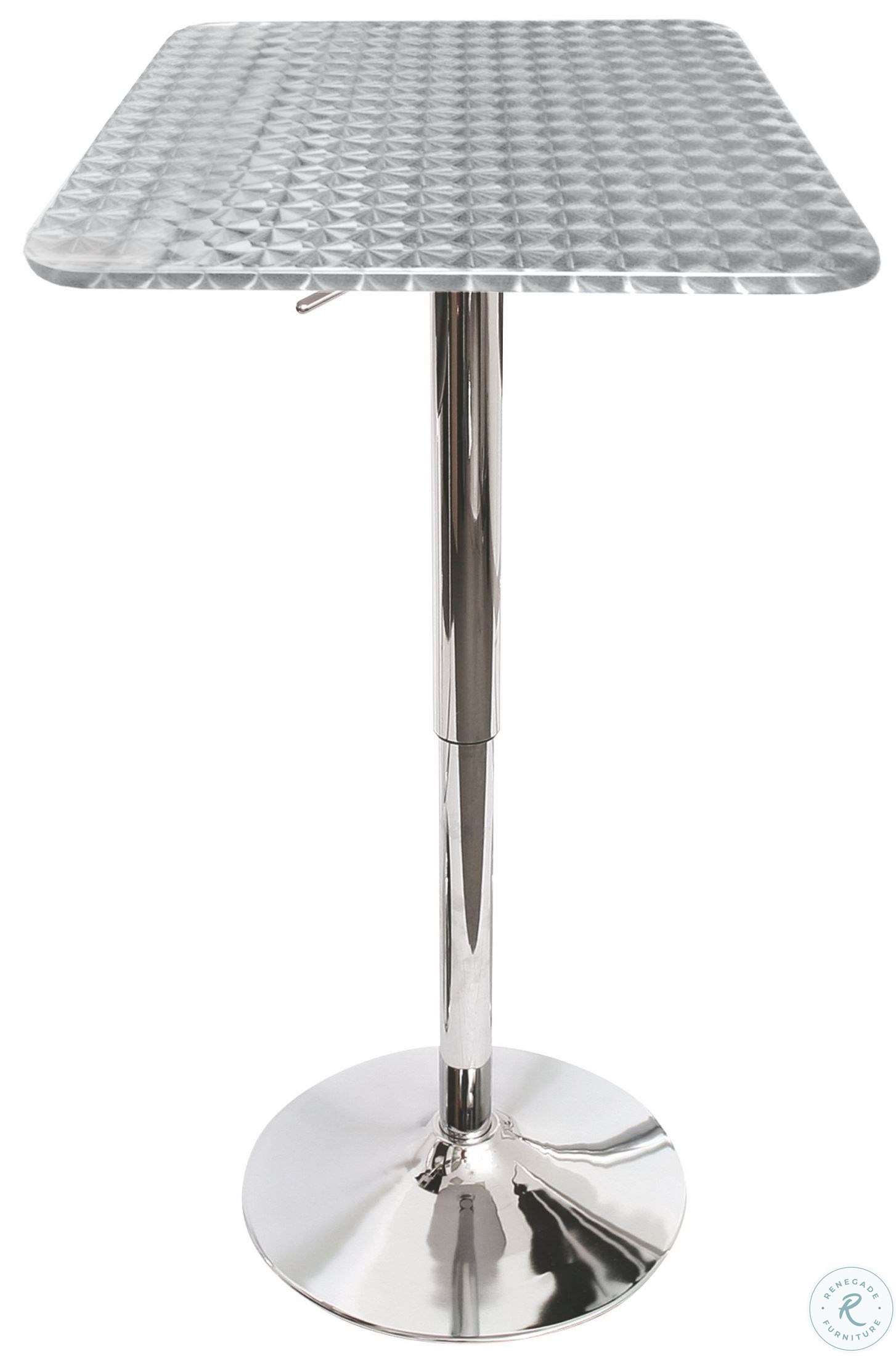 Bistro Square Adjustable Height Bar Table | HomeGalleryStores.com | BT ...