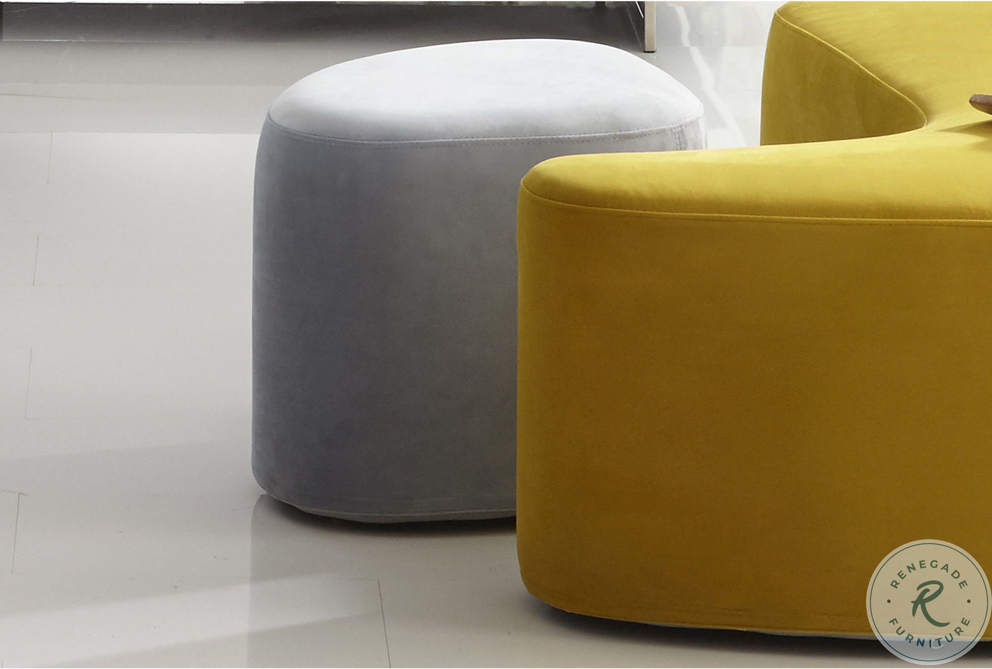 Carmen Dark Grey Small Stool | HomeGalleryStores.com | CARMEN-S-DGY