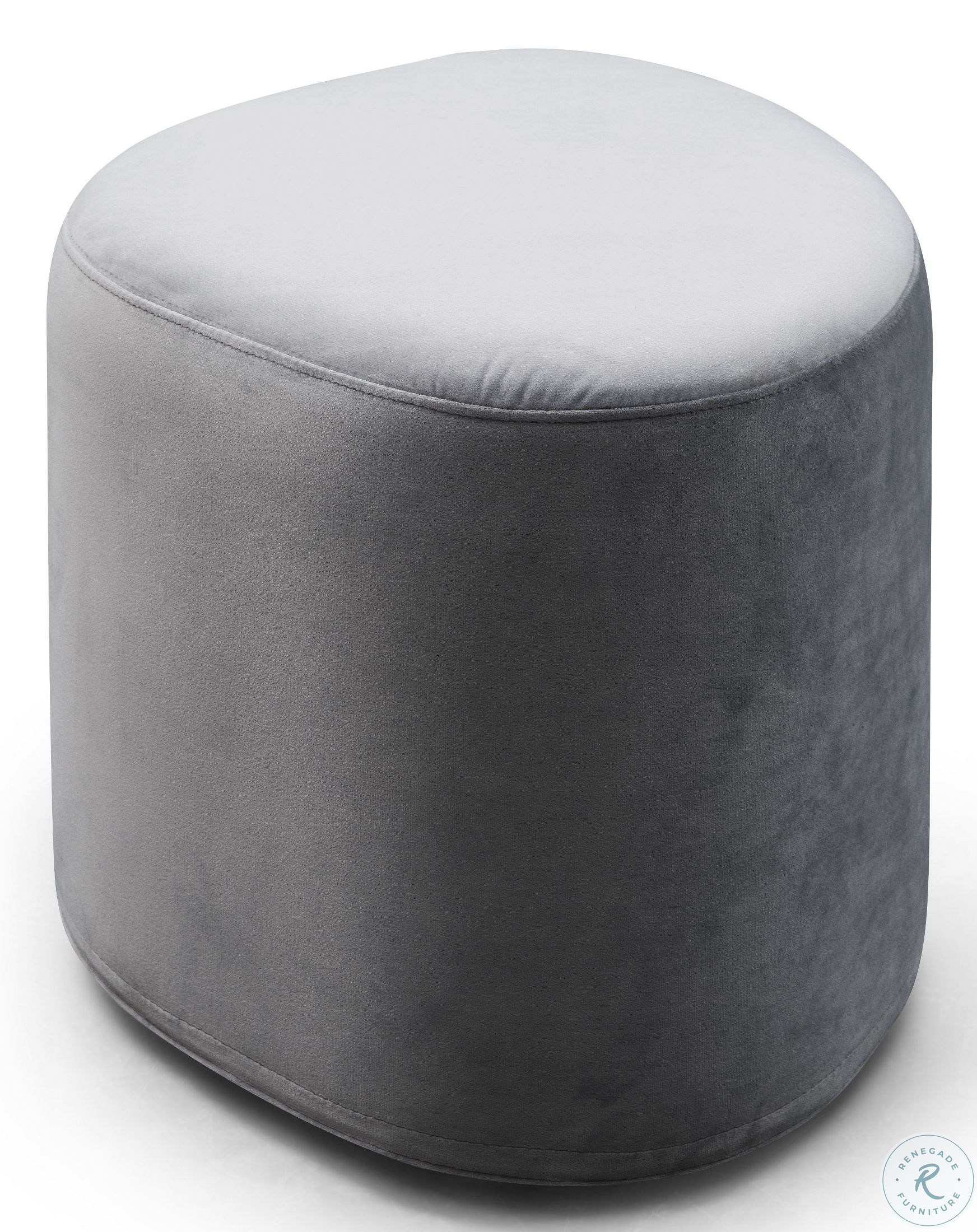 Carmen Dark Grey Small Stool | HomeGalleryStores.com | CARMEN-S-DGY
