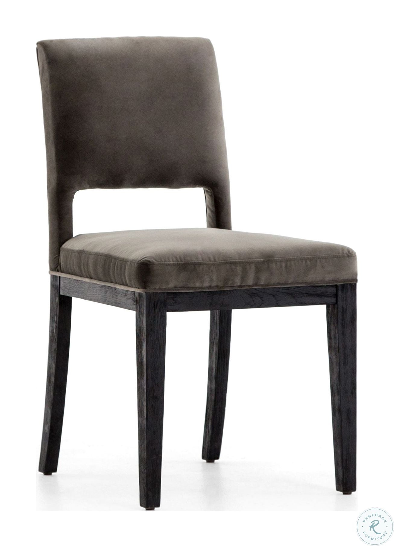 Irondale Washed Velvet Grey Sara Dining Chair | HomeGalleryStores.com ...