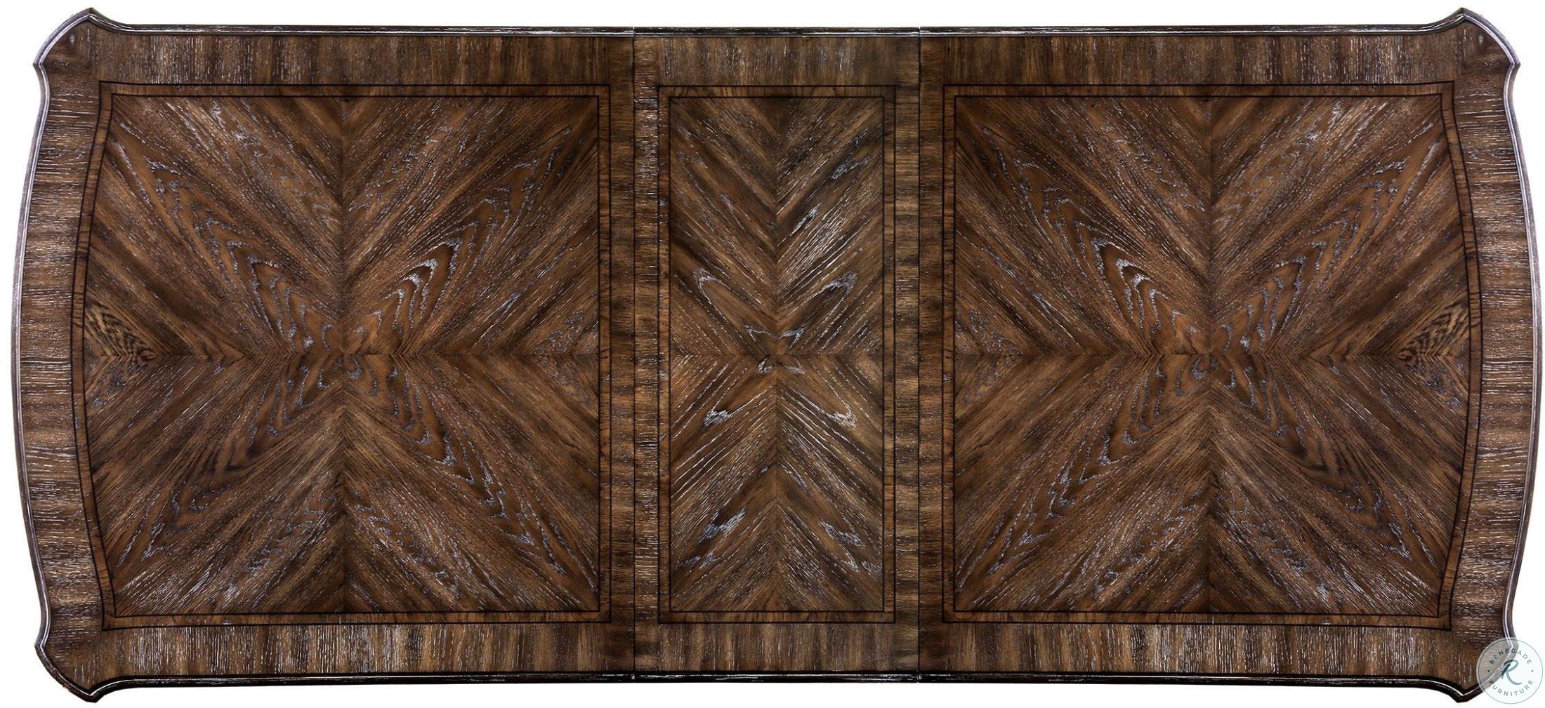 Arcadia Rustic Natural Tone Extendable Rectangular Dining Table ...