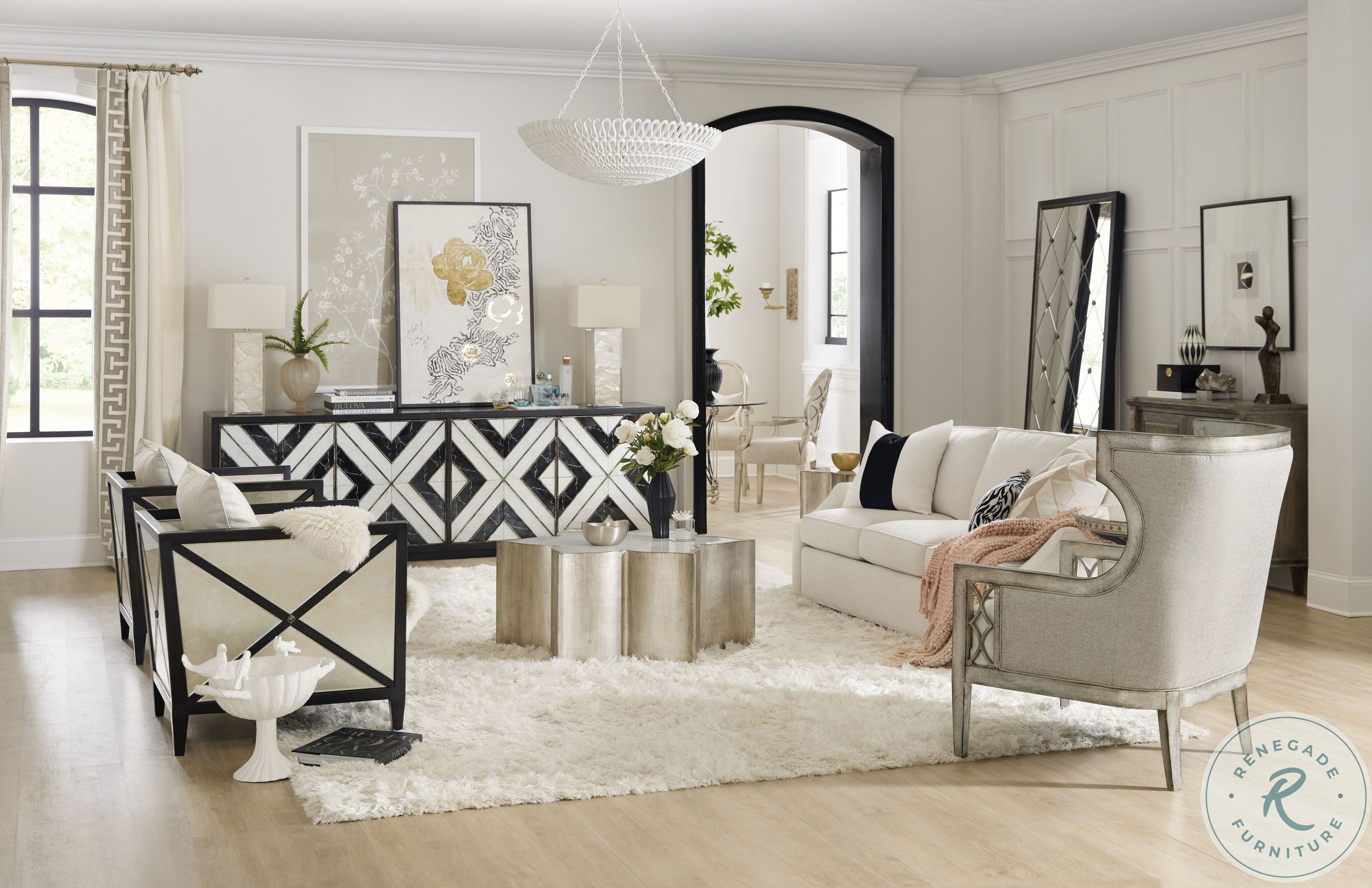 Sanctuary Beige Debutant Wing Chair | HomeGalleryStores.com | 5875-52005-95