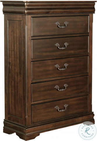 Mont Belvieu Cherry Hidden Drawer Chest | HomeGalleryStores.com | 1869-9