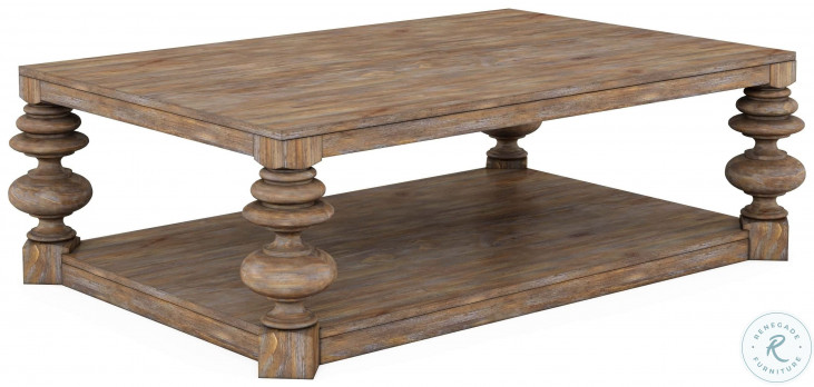 Architrave Rustic Almond Rectangular Cocktail Table From ART | Home ...