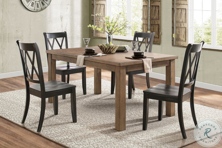 Janina Natural Dining Room Set | HomeGalleryStores.com | 5516-66