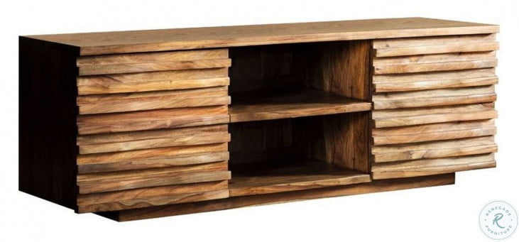 724262 Natural TV Console From Coaster | Home Gallery Stores