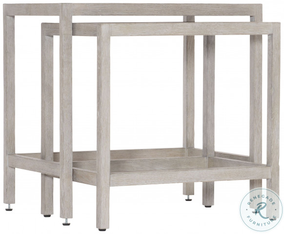 Albion Pewter Nesting Table From Bernhardt Furniture | Home Gallery Stores