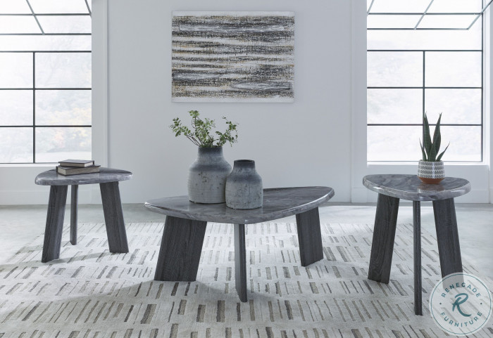 Bluebond Gray Occasional Table Set From Ashley Furniture | Coleman ...