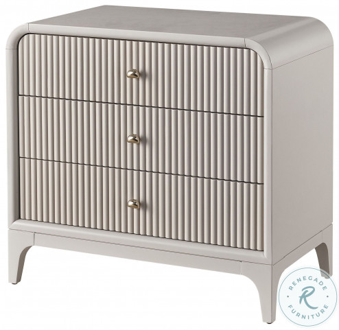 Tranquility Moonstone 3 Drawer Elevation Nightstand From Universal ...