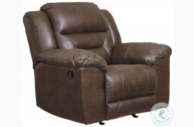 Stoneland Chocolate Reclining Living Room Set | HomeGalleryStores.com ...