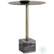 Kata Antique Brass And Gray Bar Table From Sunpan | Coleman Furniture