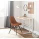 Roman White Metal And Natural Wood Office Desk | HomeGalleryStores.com ...