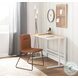 Roman White Metal And Natural Wood Office Desk | HomeGalleryStores.com ...