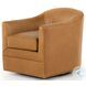 Quinton Ontario Camel Leather Swivel Chair from Four Hands | Coleman ...