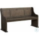 Toulon Distressed Dark Oak 60" Bench | HomeGalleryStores.com | 5438-14A