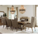 Cypress Point Hatteras Gray Pierpoint Double Pedestal Extendable Dining ...