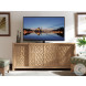 Los Altos Natural Oak Stain Morocco Media Console | HomeGalleryStores ...
