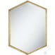 902356 Gold Hexagon Accent Mirror | HomeGalleryStores.com | 902356