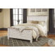 Willowton Whitewash Queen Panel Bed | HomeGalleryStores.com | B267-54-57-98