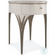 Valentina Matte Pearl And Gold Shimmer Side Table From Caracole | Home Gallery Stores