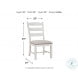 Valebeck Beige Upholseterd Side Chair Set Of 2 | HomeGalleryStores.com ...